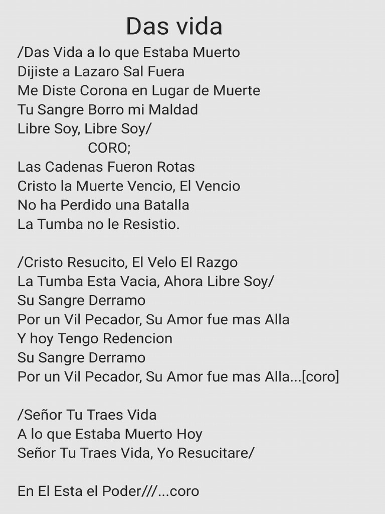 Das Vida | PDF