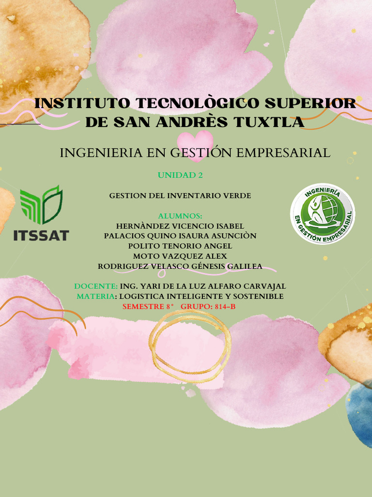 Gestión Sostenible del Inventario Verde | PDF | Contaminación | Residuos