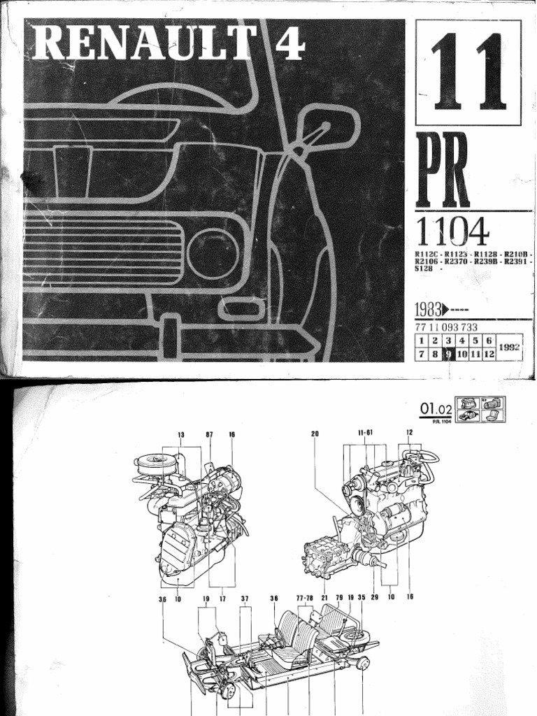 Renault 4 Revue Technique Auto | PDF