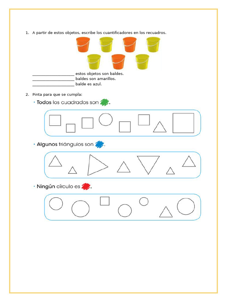 Ficha Sesion 3 Mat | PDF