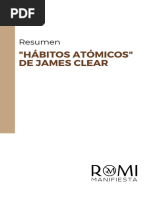 Hábitos Atómicos - James Clear | PDF | Motivación | Motivacional