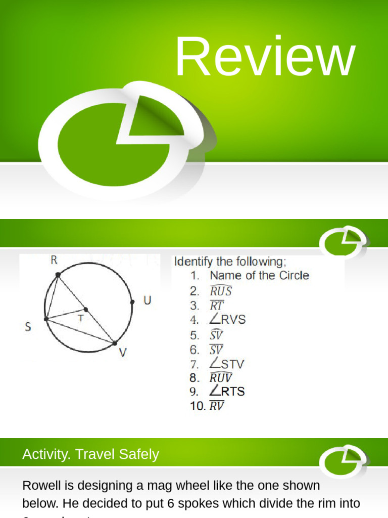 Central Angles and Arcs | PDF