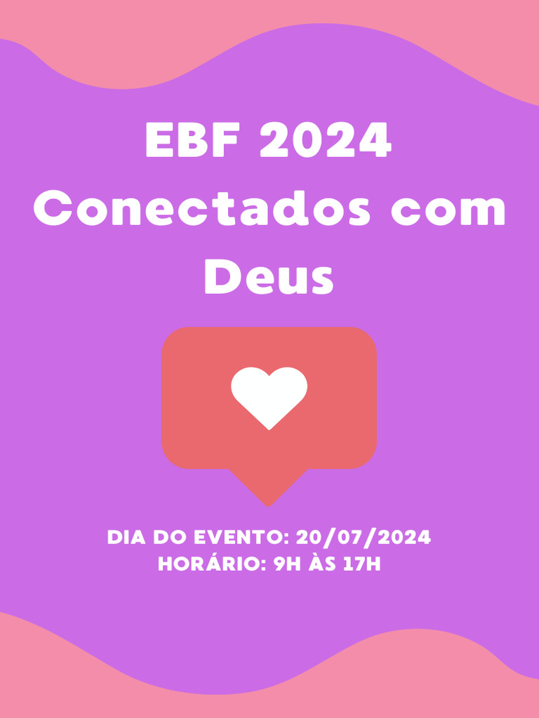 Ebf 2024 Conectados Com Deus | PDF