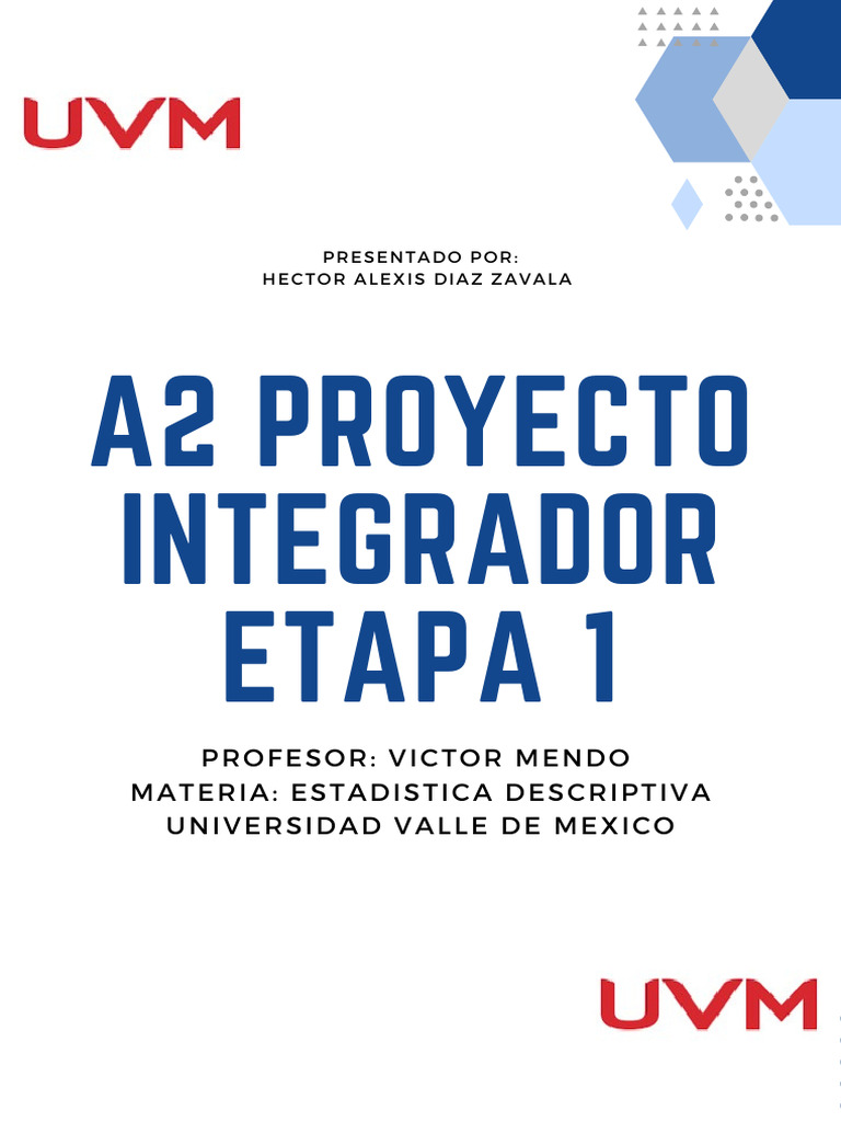 A2 Proyecto Integrador PDF | PDF
