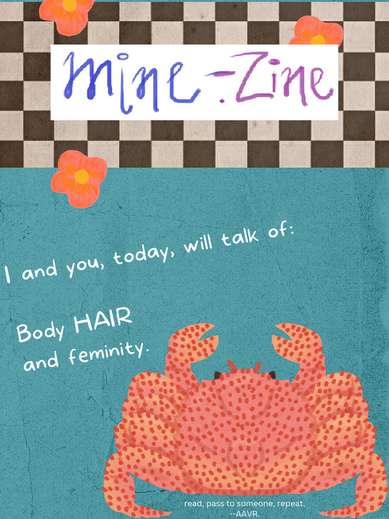 Mine-Zine, Issue1, Body Hair. | PDF