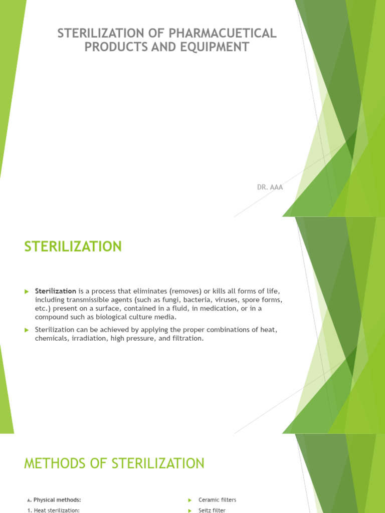 Sterilization by DR Nichols 2 | PDF | Sterilization (Microbiology) | Filtration