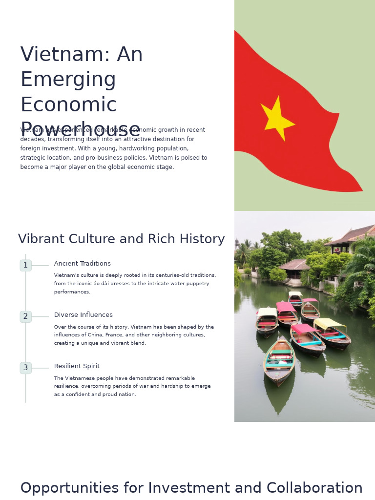 Vietnam: A Rising Economic Hub | PDF