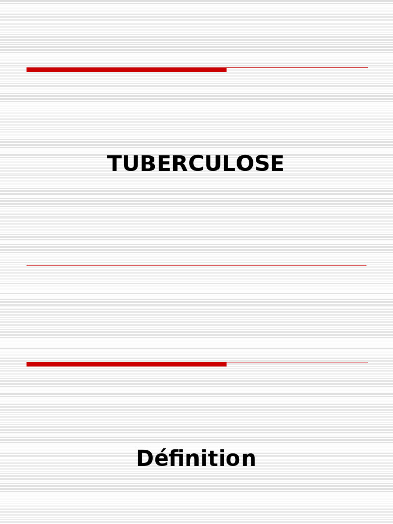 Comprendre la tuberculose : causes et impacts | PDF | Tuberculose ...