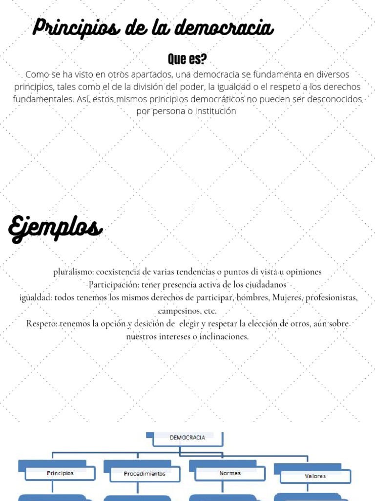 Principios de La Democracia | PDF