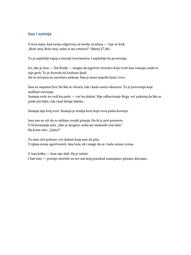 Isus_i_sumnja | PDF