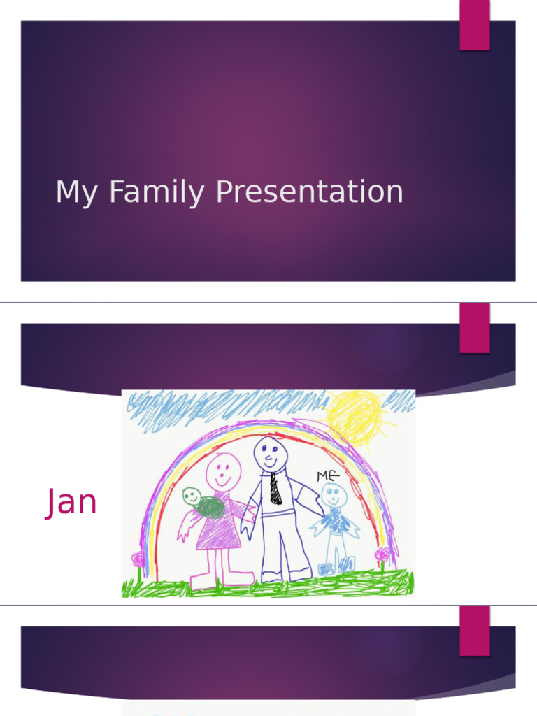 My Family Presentation | PDF