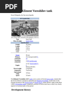 Surviving KV Series Tanks Overview | PDF | Tanks | Saint Petersburg