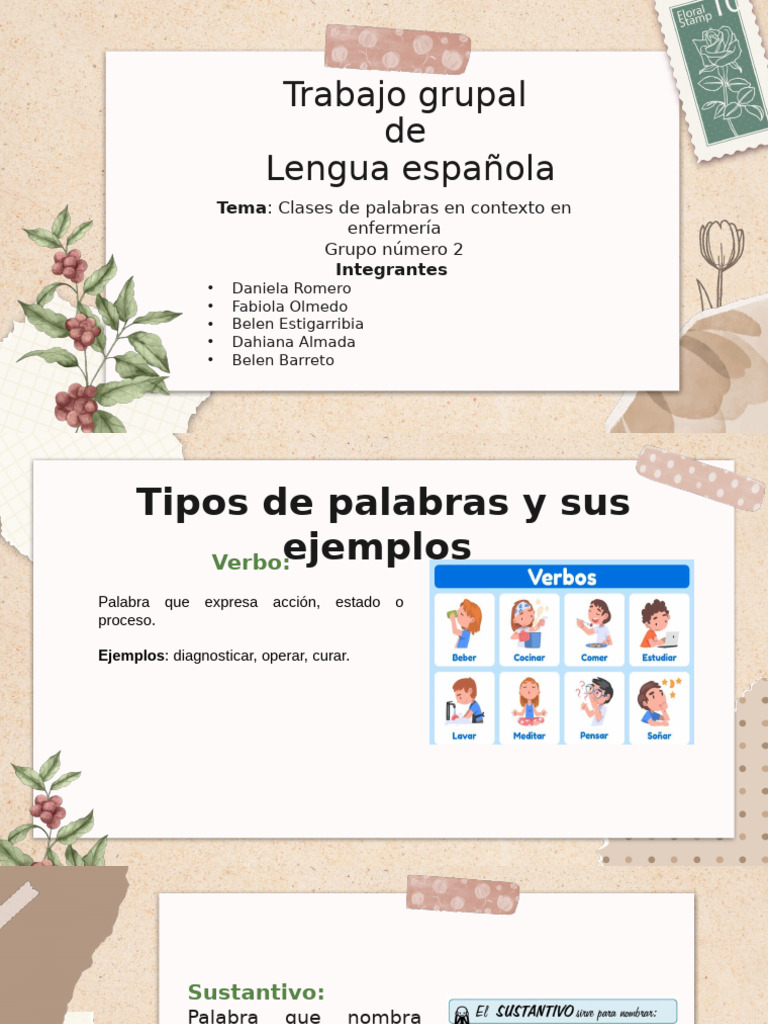 Presentación de Lengua Española (1) (Solo Lectura) | PDF | Palabra ...