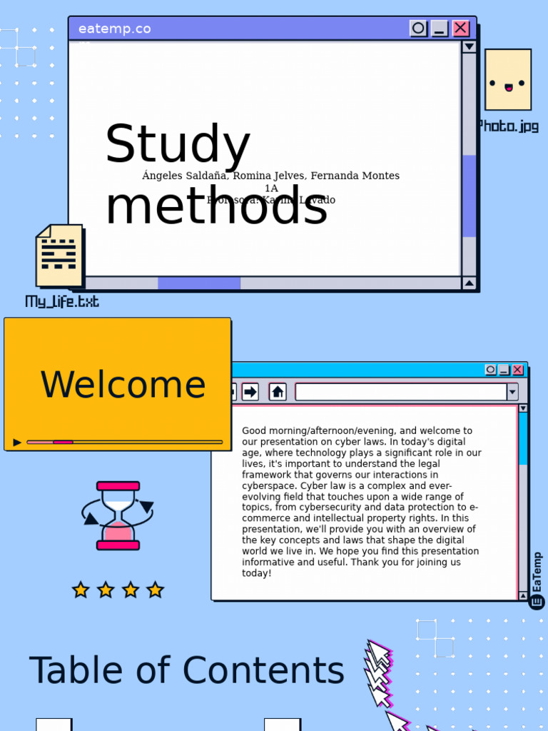 Cyber Law PowerPoint Presentation Template by EaTemp | PDF | Cybercrime ...