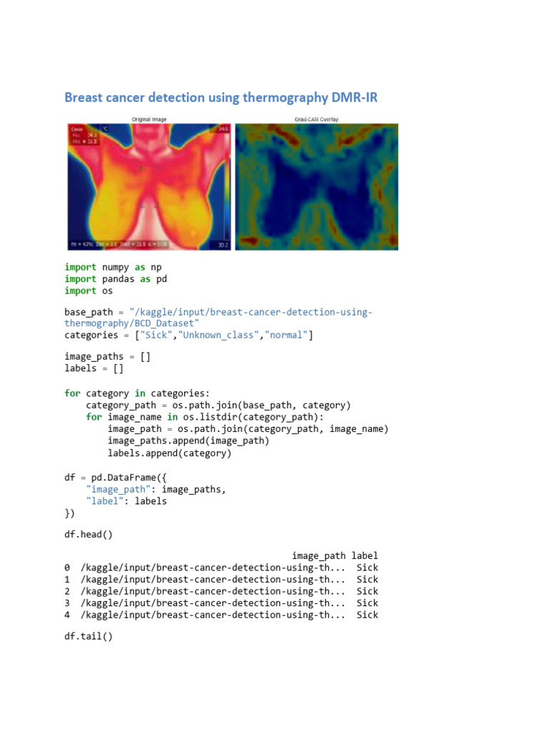 Breat Cancer Detection Using Thermograpgy | PDF | Graphics Processing ...