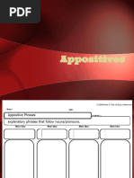 Appositives and Appositive Phrases - Worksheet | PDF | Language ...
