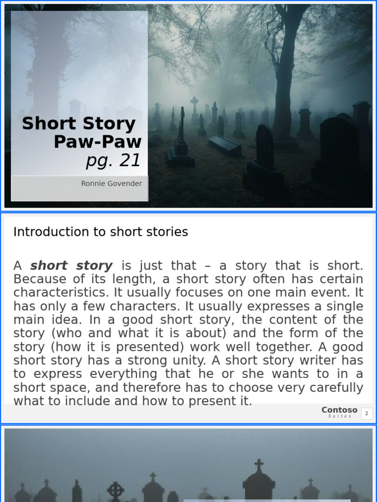 Short Story Paw-Paw | PDF