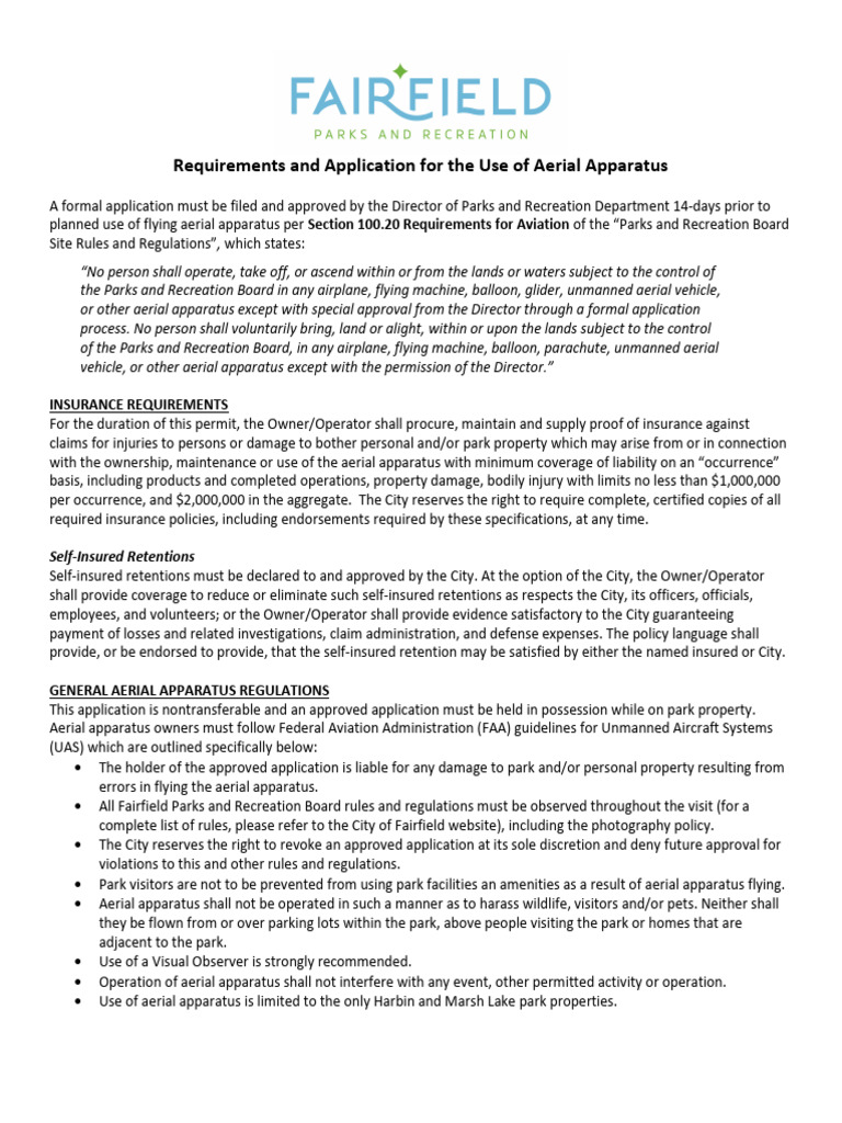 Aerial Apparatus Use Application Guide | PDF | Aerial Photography ...