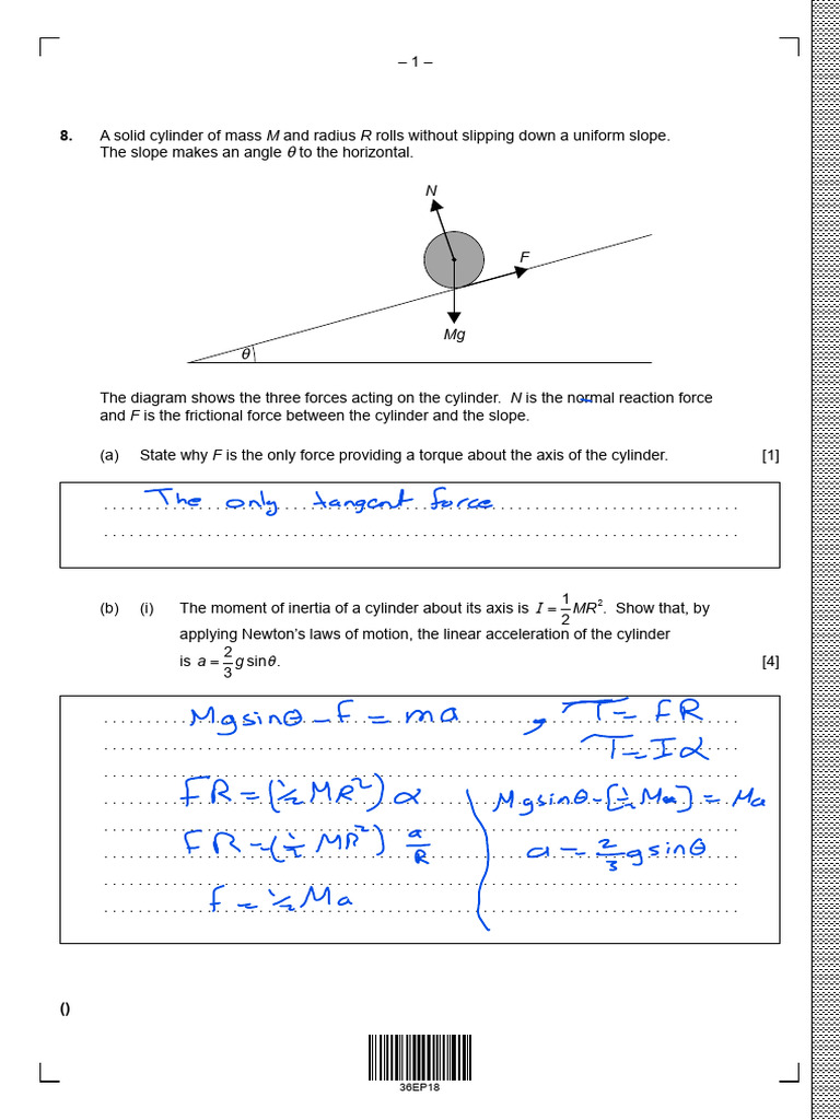 Rigid Bodies Work-Sheet | PDF | Rotation Around A Fixed Axis | Rotation