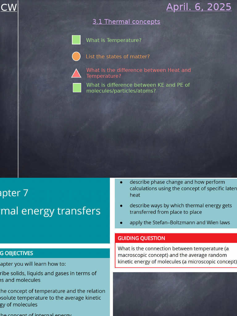 Thermal - Concepts 2 4 2023 | PDF | Heat | Temperature
