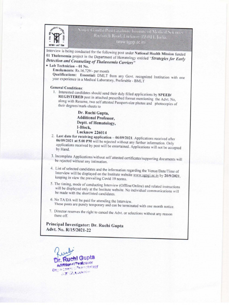 Proj Hemato DR Ruchi Gupta 21 2122 | PDF