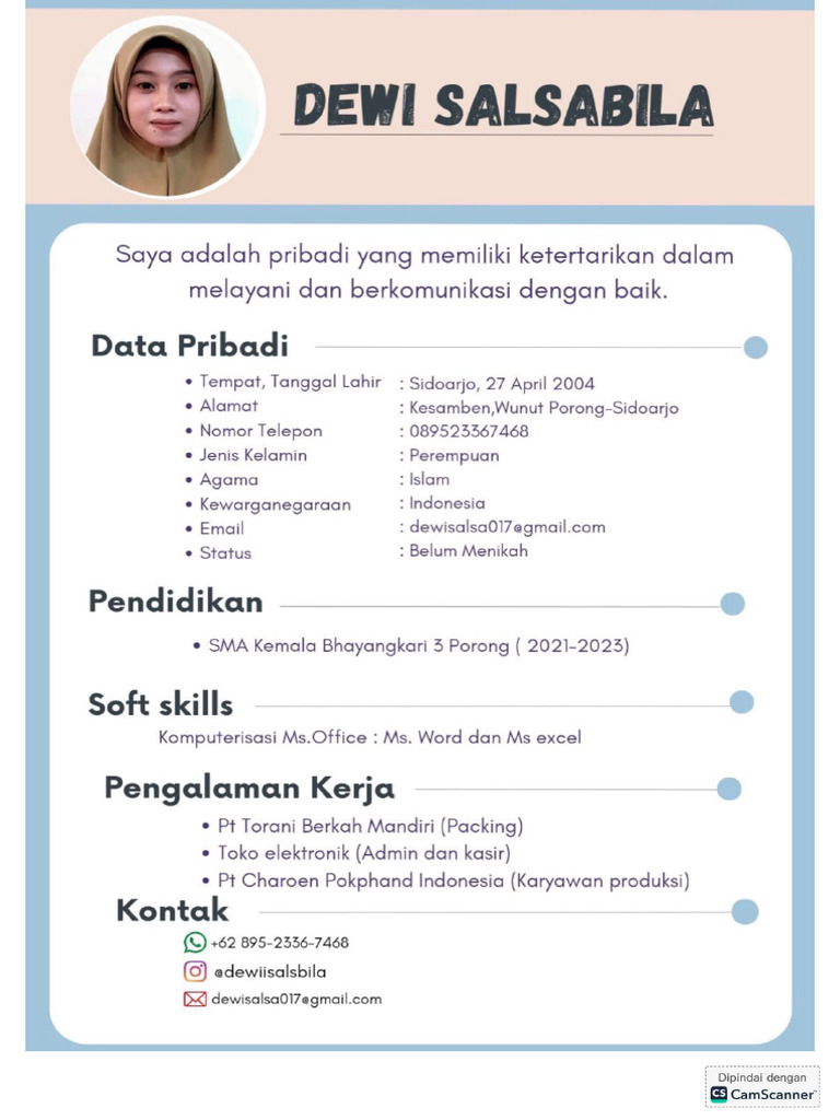 CV Dewi Salsabila | PDF