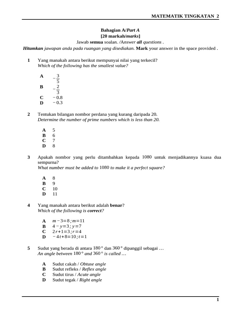 2021 - MT Ting 2 | PDF