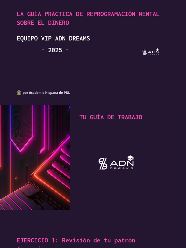 La Guia Practica de Reprogramacion Mental Sobre El Dinero | PDF