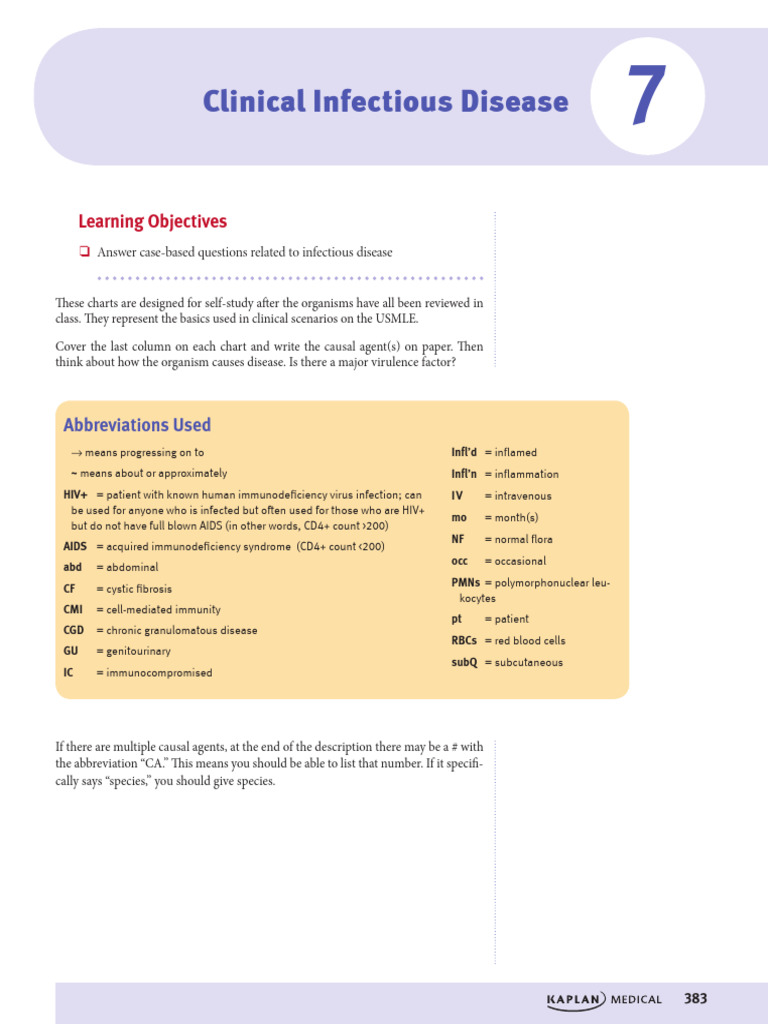 Infectious Disease Case Study Guide | PDF | Hepatitis | Pneumonia