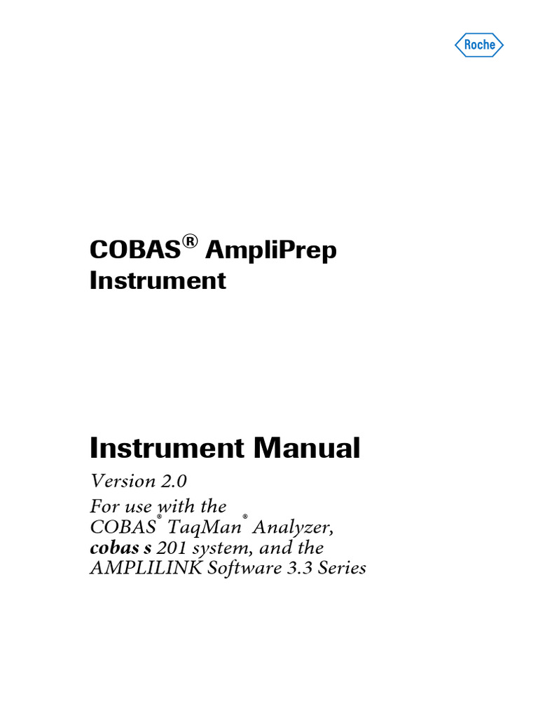 Cobas Ampliprep Manual 2 | PDF | Safety | Laser