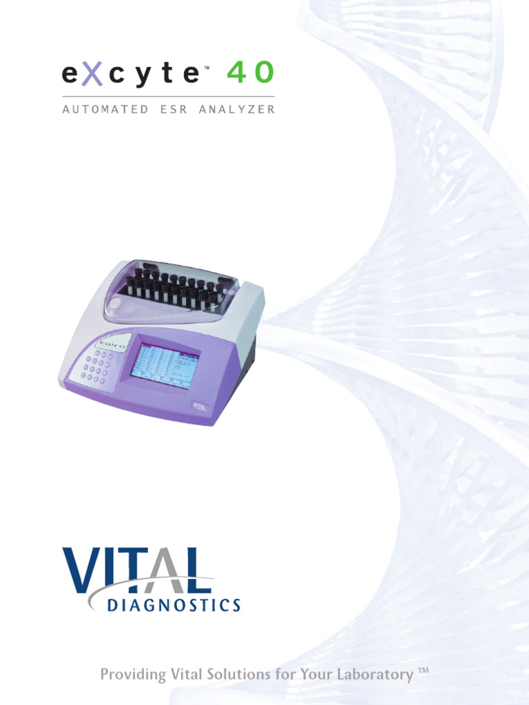 Excyte 40 ESR Analyzer Solutions | PDF