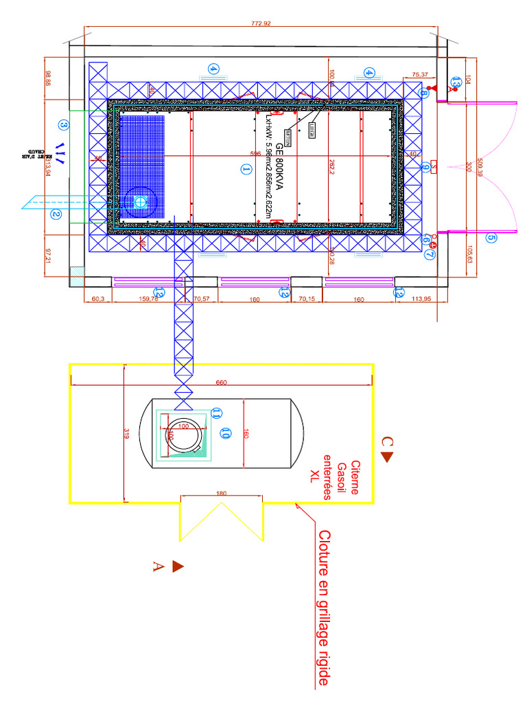 Encombrement Groupe Electrogene 800kva | PDF