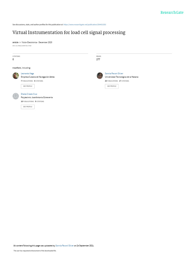 Visionelectr Instrumentacinvirtual | PDF | Data Acquisition | Analogue Electronics