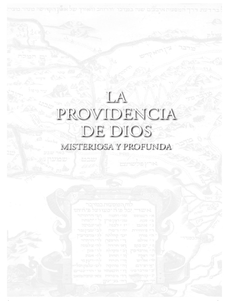 La Providencia de Dios | PDF | Cristo (título) | Epístola a los efesios