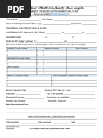 Initial Trial Setting Conference Form | PDF | Complaint | Discovery (Law)