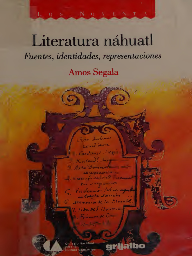 Literatura Náhuatl_ Fuentes, Identidades, Representaciones -- Segala ...