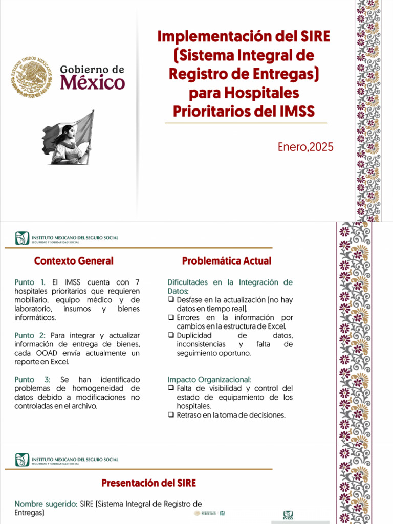 Presentación SIRE 03012025 | PDF