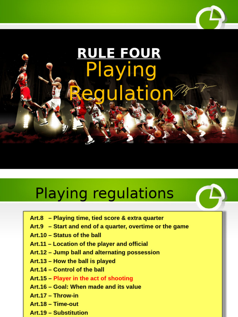 RULE4-Playing Regulation OBR204 | PDF | Sports Rules And Regulations ...