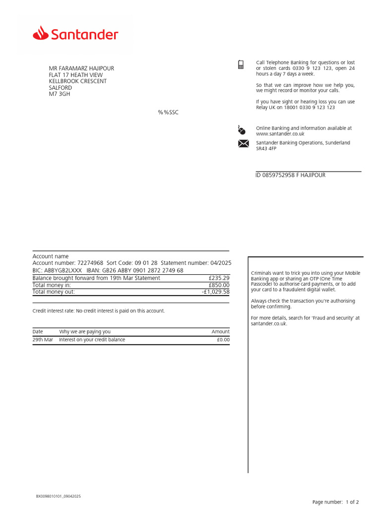 PDF Document | PDF | Overdraft | Credit Card