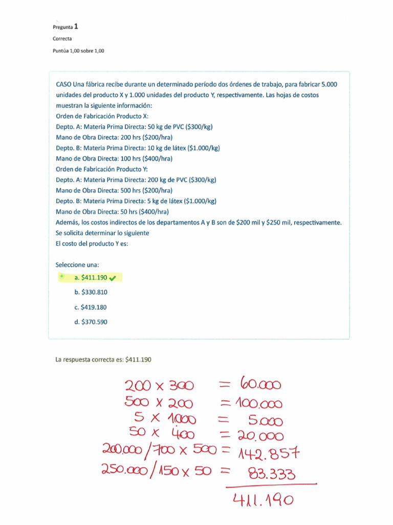 Examen Contabilidad Desarrollo Ejercicios | PDF