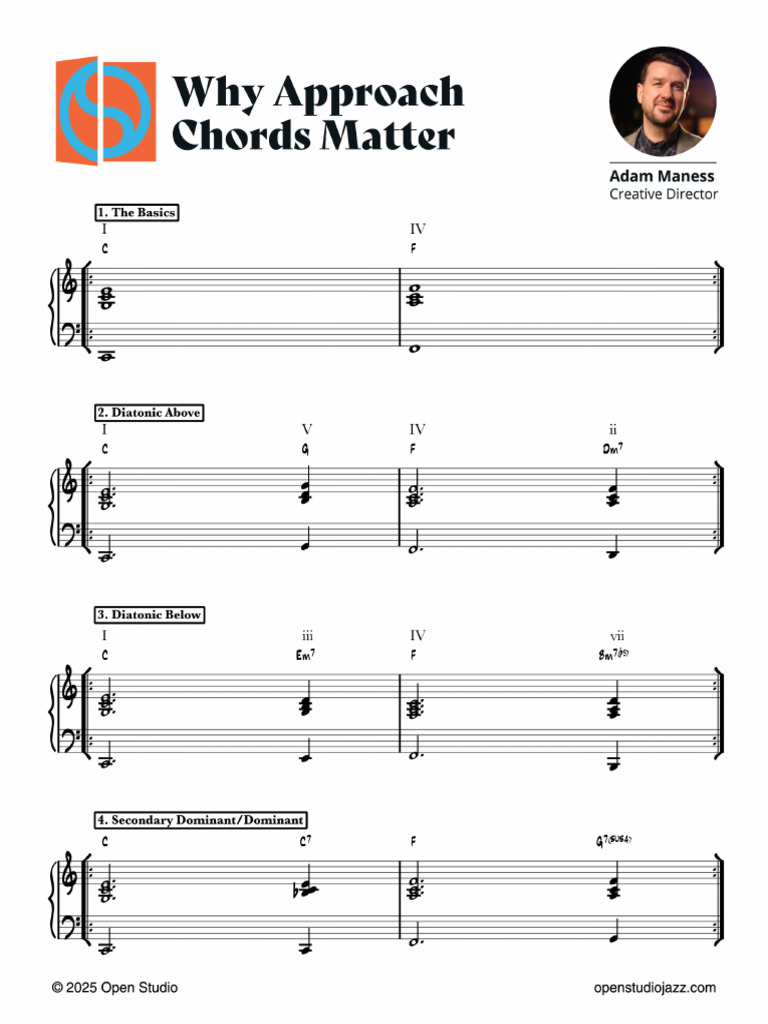 Why Approach Chords Matter - Adam Maness | PDF