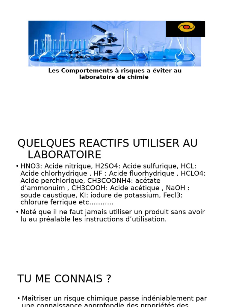 Comportement a risque a éviter | PDF