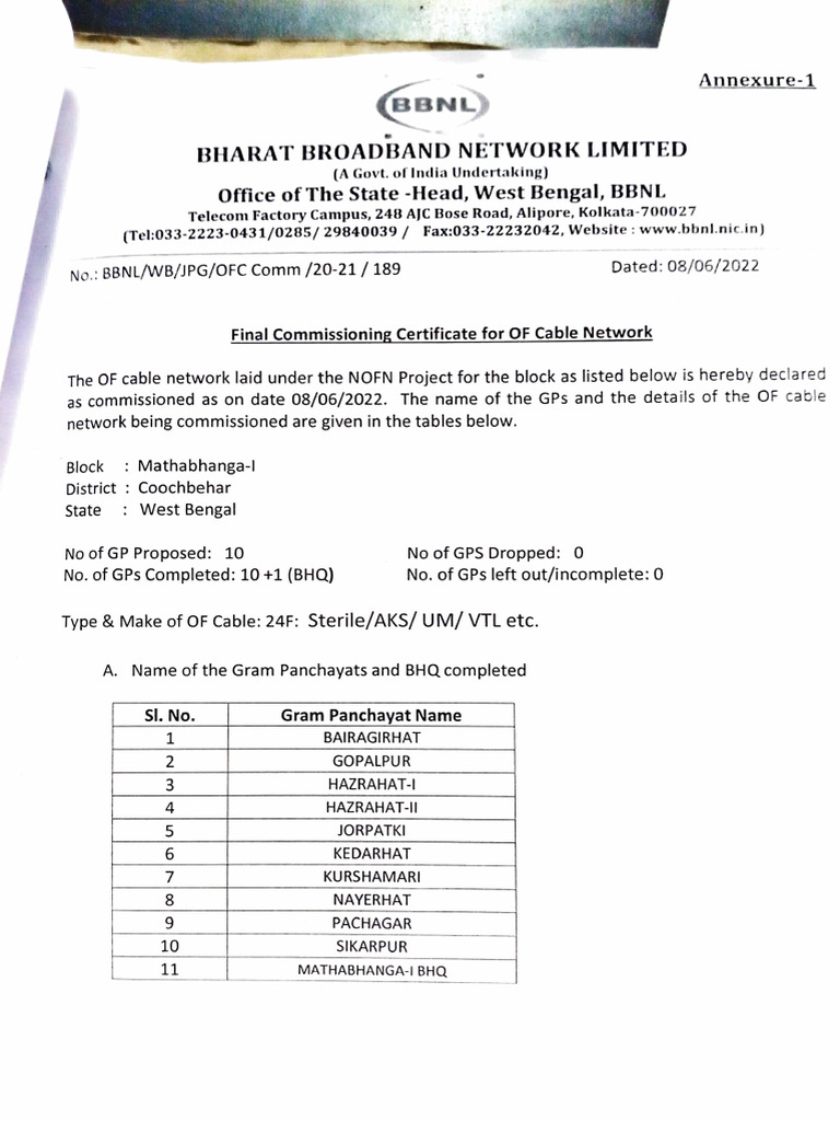 Coochbehar - Mathabhanga 1 (1) | PDF | Government Of India | Economy Of ...