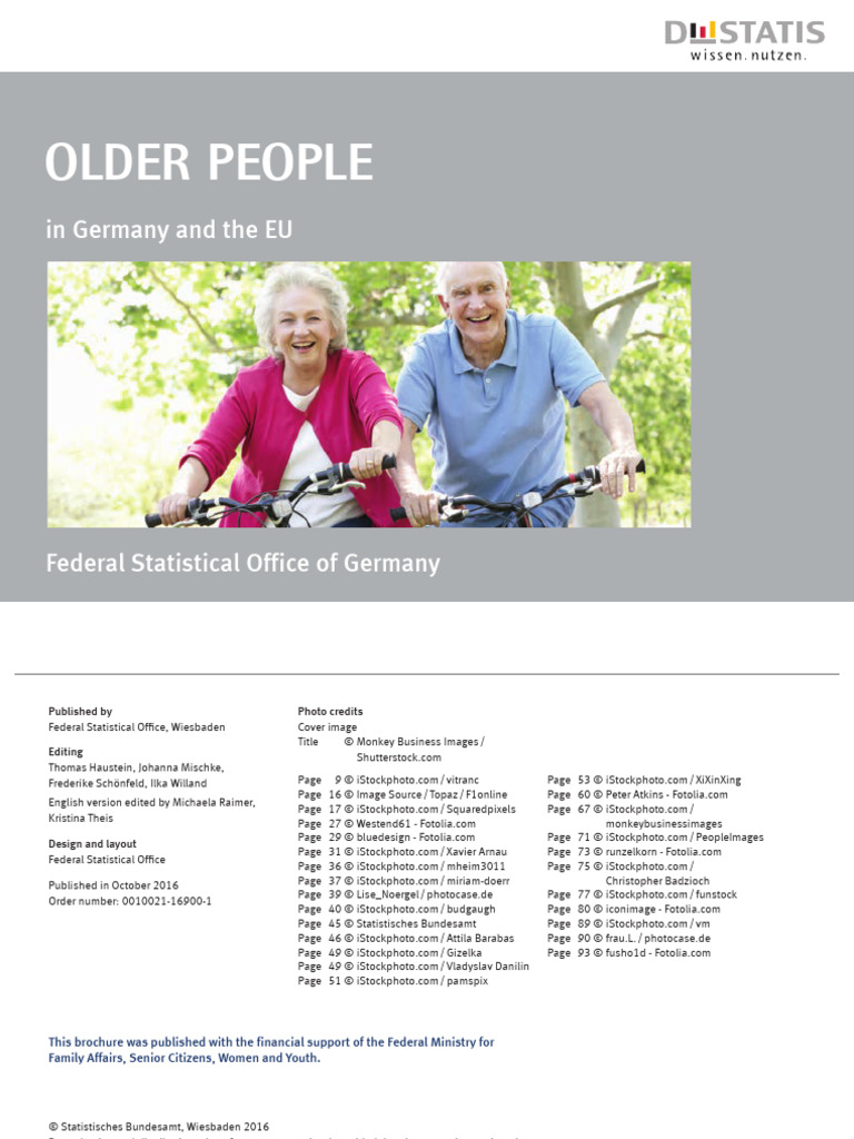 Older Adults in Germany and the EU: 2016 Insights | PDF | European ...