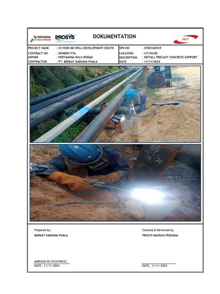 Dokumentation: Prepared By: Checked & Reviewed by | PDF