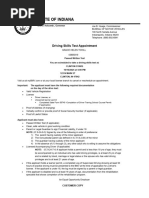 Indiana Supervised Driving Log Form | PDF