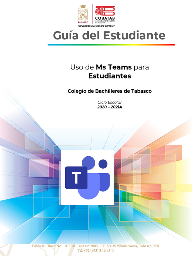 Guía de Teams para El Estudiante (1) 3 Ok 2 | PDF | Chat en linea | Videotelefonía