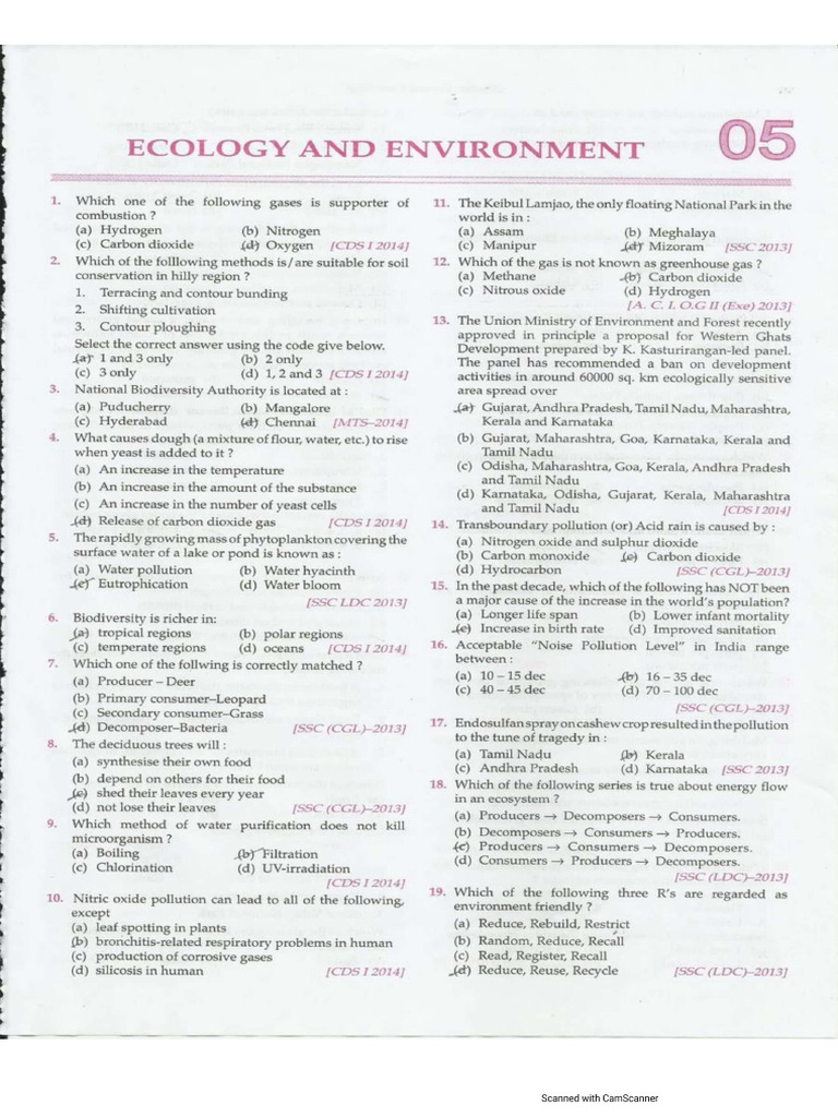 05 Ecology and Evs | PDF