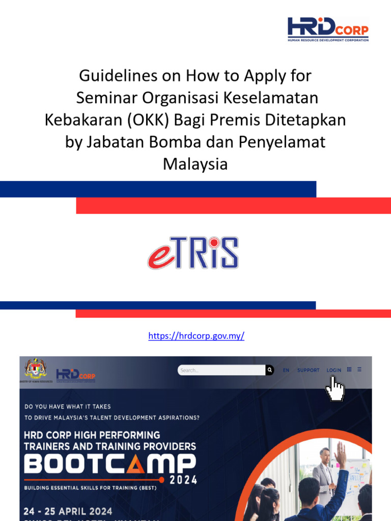 Guidelines On How To Apply Seminar Organisasi Keselamatan OKK | PDF