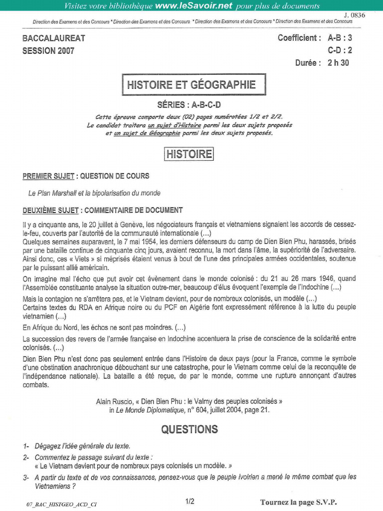 07 Bac Histgeo Acd Ci | PDF